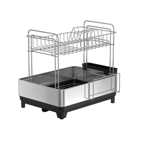 Quality Rectangle Stainless Steel Detachable Dish Rack For Organizing for sale