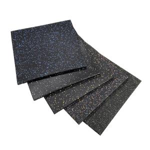 Quality Commercial Gym Rubber Flooring and Sports Floor Tiles with 15/20/25/30/35/40/45 for sale