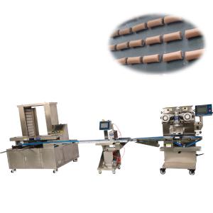 Quality Filled Stuffed Energy Bar Automatic Date Bar Making Machine Line 304 SS for sale