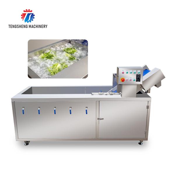 Quality 185KG 2.6KW  Ozone disinfection vegetable washing machine Commercial units school canteen air bubble washing machine for sale