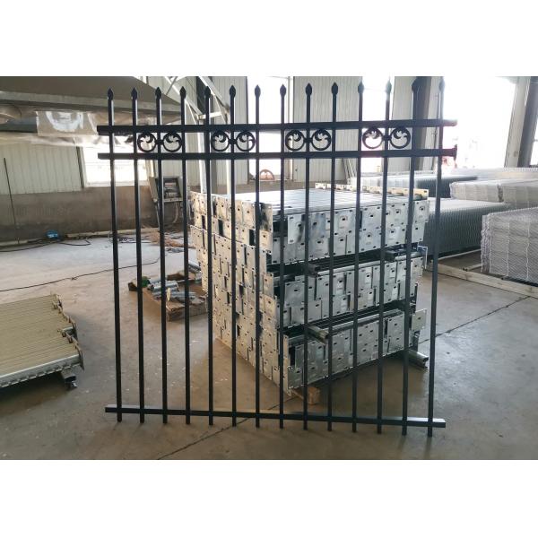 Quality Square Post Spear Top 1030mm Height Tubular Steel Fence for sale