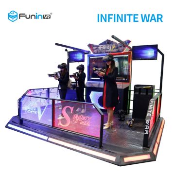 Quality Two Players 9D Virtual Reality Simulator VR Infinite War For Students for sale