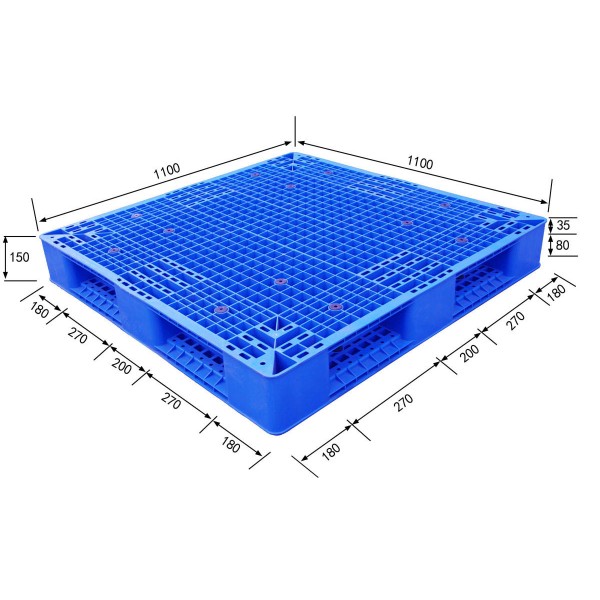 Quality Euro Size Export Plastic Pallet HDPE Pallets For Transport for sale