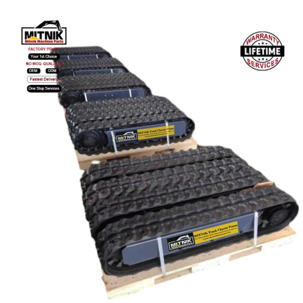 Quality OEM Complete Chassis Frame Rubber Track Steel Track for Undercarriage Parts for sale