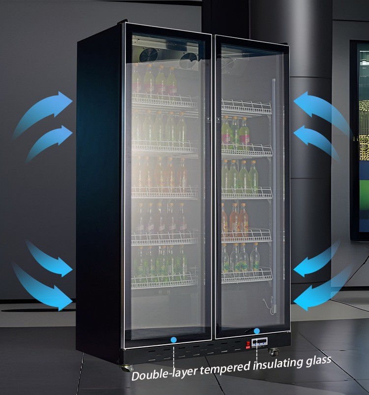 Quality Single-Temperature Capacity or customized Wine Display Refrigerator with LED for sale