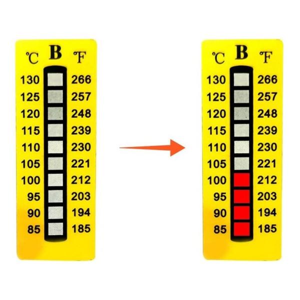 Quality Customized Temperature Measuring Irreversible High Temperature Sensitive Labels for sale
