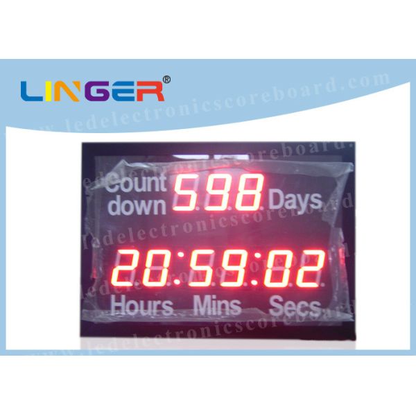 Quality Outdoor Days Hours Minutes Seconds Countdown Timer Led For Countdown / Up for sale