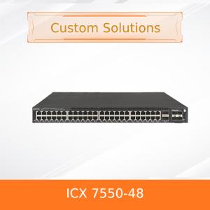 Quality RUCKUS ICX 7550-48 Stackable Switch — Multigigabit PoE++ 802.3bt 100GbE Uplinks for sale