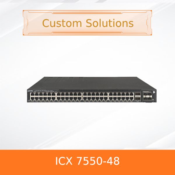 Quality RUCKUS ICX 7550-48 Stackable Switch — Multigigabit PoE++ 802.3bt 100GbE Uplinks for sale
