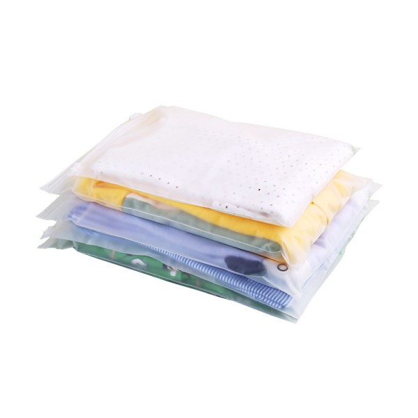 Quality Eco Friendly Printing Plastic Zip Lock Packaging Bags for Clothes 0.08mm Custom Dusty for sale