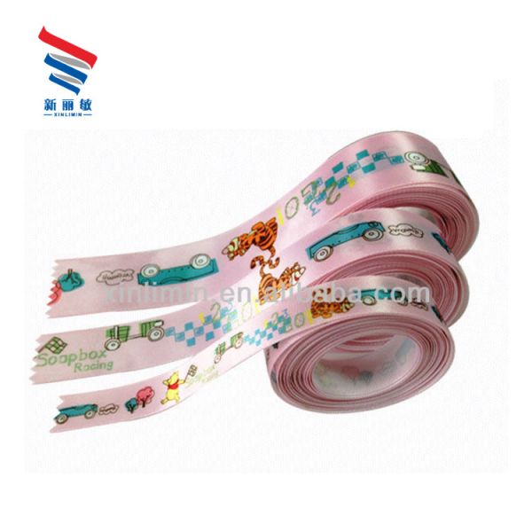 Quality Low Minimum Custom Printed 3 Inch Satin Ribbon Tape Wired Colour Printer Accessory for sale
