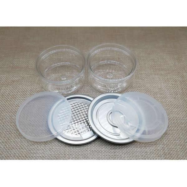 Quality Small Flowers Buds Candy Plastic Jars With Lids / Plastic Cookie Containers for sale