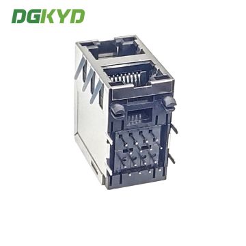 Quality DGKYD59212188HWA1DY1CD022 RJ45 Multi Port Socket With Shielded Modular Interface for sale