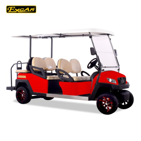 Quality 48V 3.7M Electric Battery Powered Golf Car , 4 Seater Buggy Car for sale
