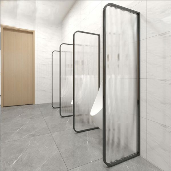 Quality OEM Framed Curved Tempered Patterned Glass Solid Structure for sale