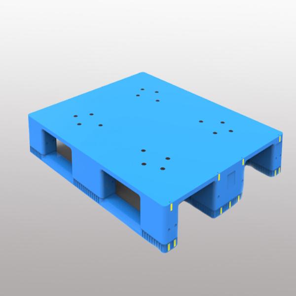 Quality Custom Blue Hard Plastic Pallet with Labeling Options and 6T Static Load by for sale
