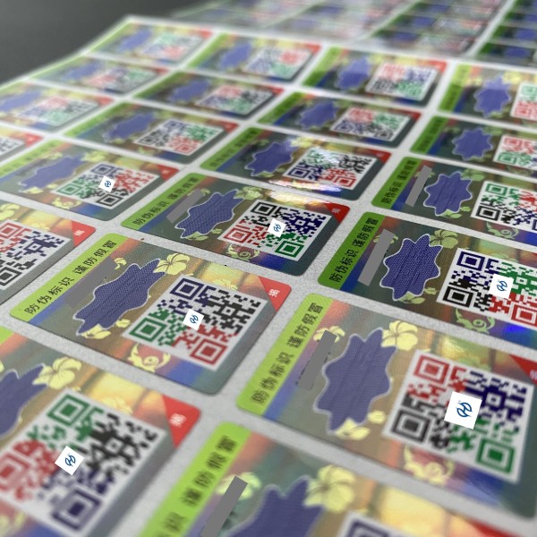 Quality Offset Printing Holographic Security Stickers - Customized for Security and for sale