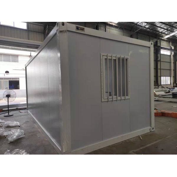 Quality Light Steel Structure Office Flat Pack Container House With Glass Wall for sale