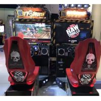 Quality Indoor coin operated racing simulator video amusement dirty driving arcade car for sale