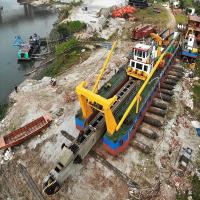 Quality Diesel Engine Hydraulic Control Cutter Suction Dredger for High Water Flow and for sale
