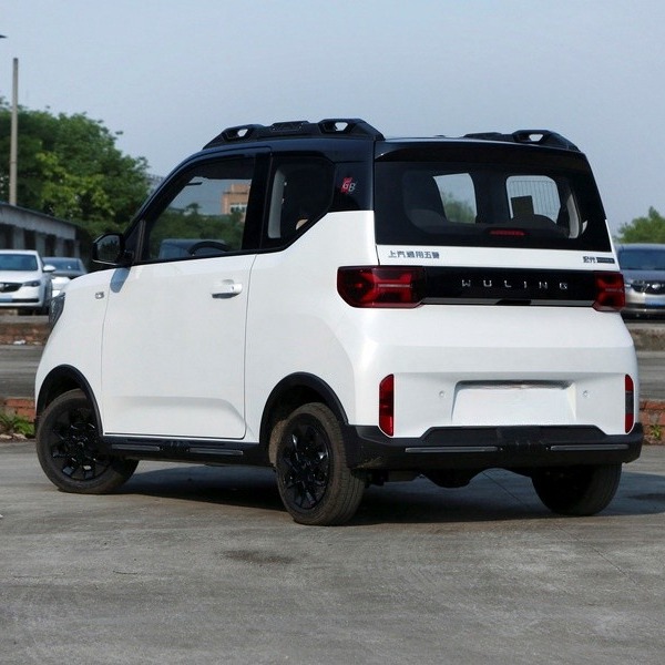 Quality New Energy Mini EV Car 2024 Wuling Hong Guang Macaron 4 Seats Electric Auto for sale