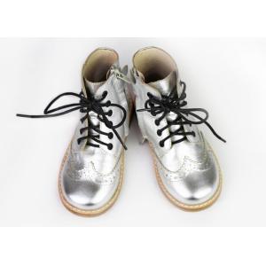 Quality Waterproof EU 23-30 Kids Leather Boot Oxfords Ankle Boots Zipper Slip Genuine for sale