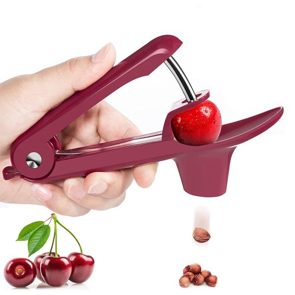 Quality Fruit Vegetable Tools Type Cherry Pitters with Space-Saving Lock Design for sale