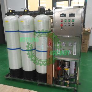 Quality 1500LPH Manual Valve TDS Meter Mineral Water Purifying Machine for sale