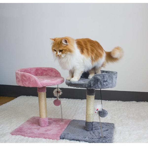 Quality 34cm Interactive Sisal Cat Scratching Post for sale