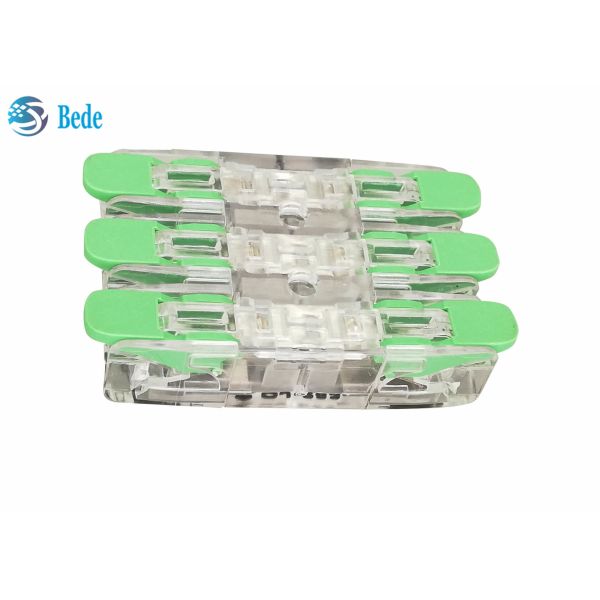 Quality Universal Wire And Cable Quick Wire Connector PA66 3 Input 3 Output 450V for sale