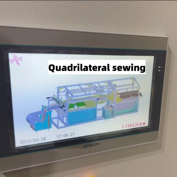 Quality Intelligent Home Textile Round Corner Towel Blanket Floor Mat Sewing Machine for sale