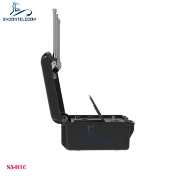 Quality Portable suitcase UAV drone detecter DJI FPVs WiFi DIY drones detection Up to for sale