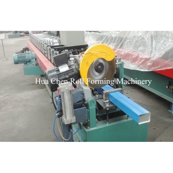 Quality 76.2 * 101.6mm Rectangular Downspout Roll Forming Machine For Rainwater Downpipe for sale