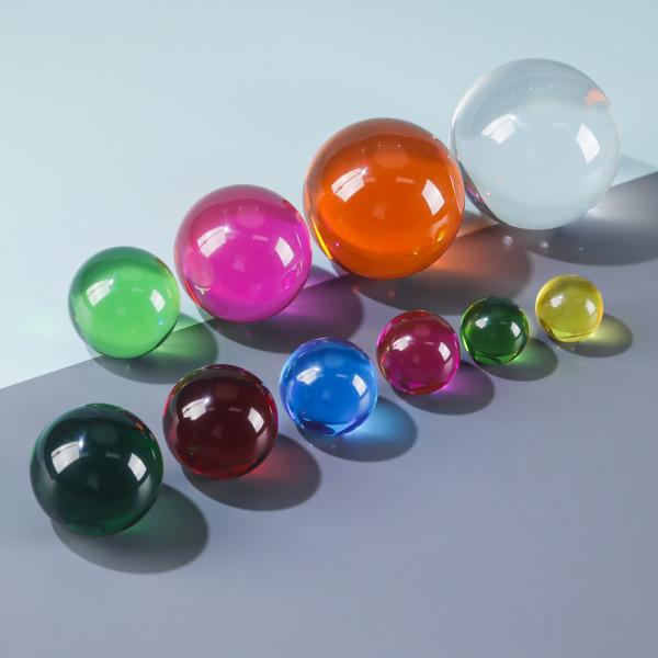 Quality Custom large acrylic sphere transparent acrylic resin Contact Juggling balls for sale
