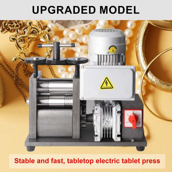 Quality 750W Mini Electric Rolling Mill Machine Easy Using Knob Control for sale