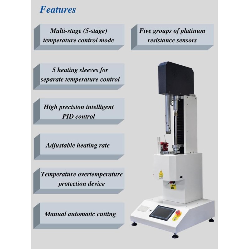 Plastic and Resin Automatic Melt Flow Testing Machine with Imported Raw Material