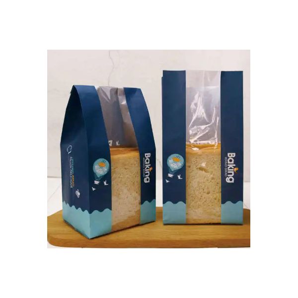 Kraft Paper Bread Bag - Brown Kraft Paper Bakery Bags With Window ...