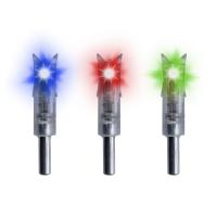 Quality Id.300" (7.62mm) Standard Crossbow Bolts Arrows Lighted Nock In Red Green Blue for sale