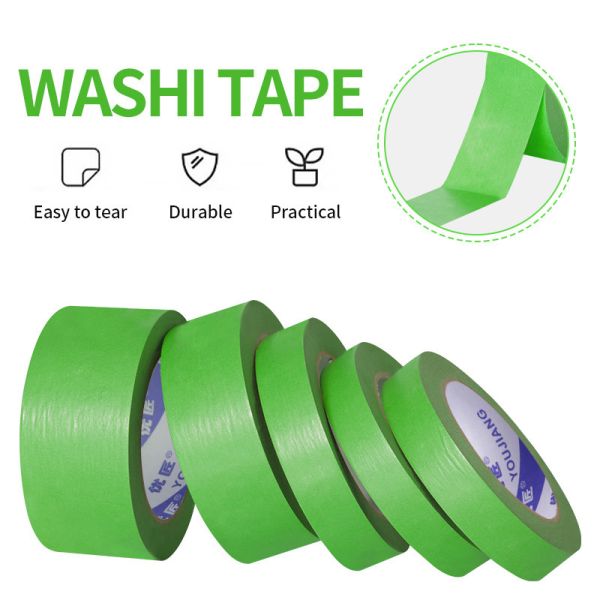 Quality YOUJIANG Automotive Masking Tape For Painting And Aluminum Boat With Rubber Adhesive for sale