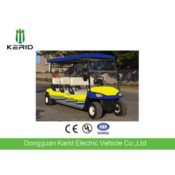 Quality Professional 6 Person Electric Golf Carts With Comfortable Seats Multi Color Available for sale