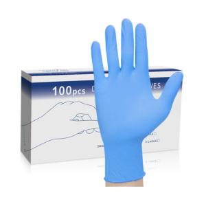Quality Blue Nitrile Examination First Aid Disposable Gloves For Medical Use Customized for sale