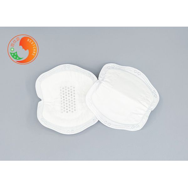 Quality Ultra Soft Disposable Nursing Pads Odorless Biodegradable With Secure Fit for sale