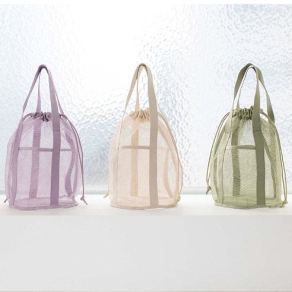 Quality Logo Customized Travel Organizer Bag with Mesh Cut-out and Drawstring Pocket Foldable for sale