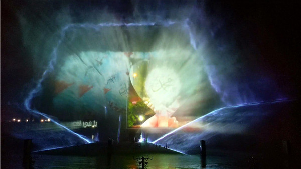 Quality Stainless Water Movie Screen Laser Water Show Fountain for sale