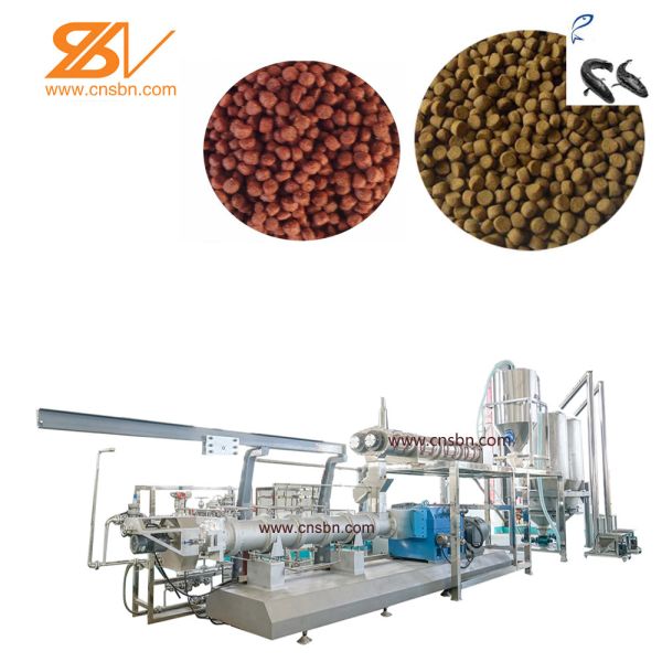 Quality Double Screw Fish Feed Extruder Simple Large Capacity for sale