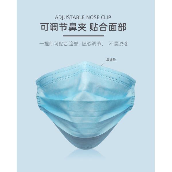 Quality Blue 95% Antifog Disposable Blue Earloop Face Mask for sale