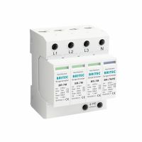 Quality AC Surge Protector Protection AC SPD 3P+NPE 275V Iimp:7kA House Lightning for sale