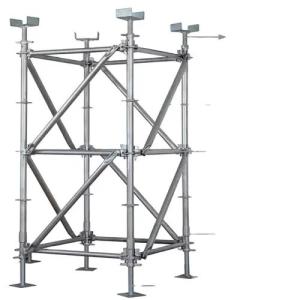 Quality High-Load Ringlock System Scaffolding 48.3mm Diameter Horizontal Load Capacity for sale