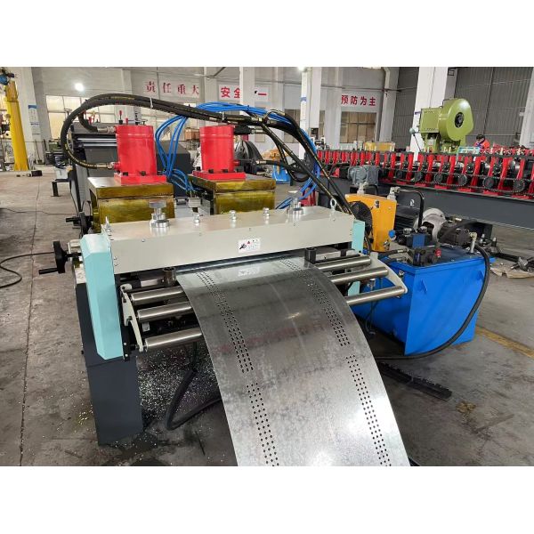Quality 0.75-1.0mm Thickness PPGI Racking Shelf Panel Roll Forming Machine for sale