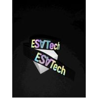 Quality High Light Rainbow Reflective Fabric Grey Closed End Nylon Zippers Clothes Riding for sale